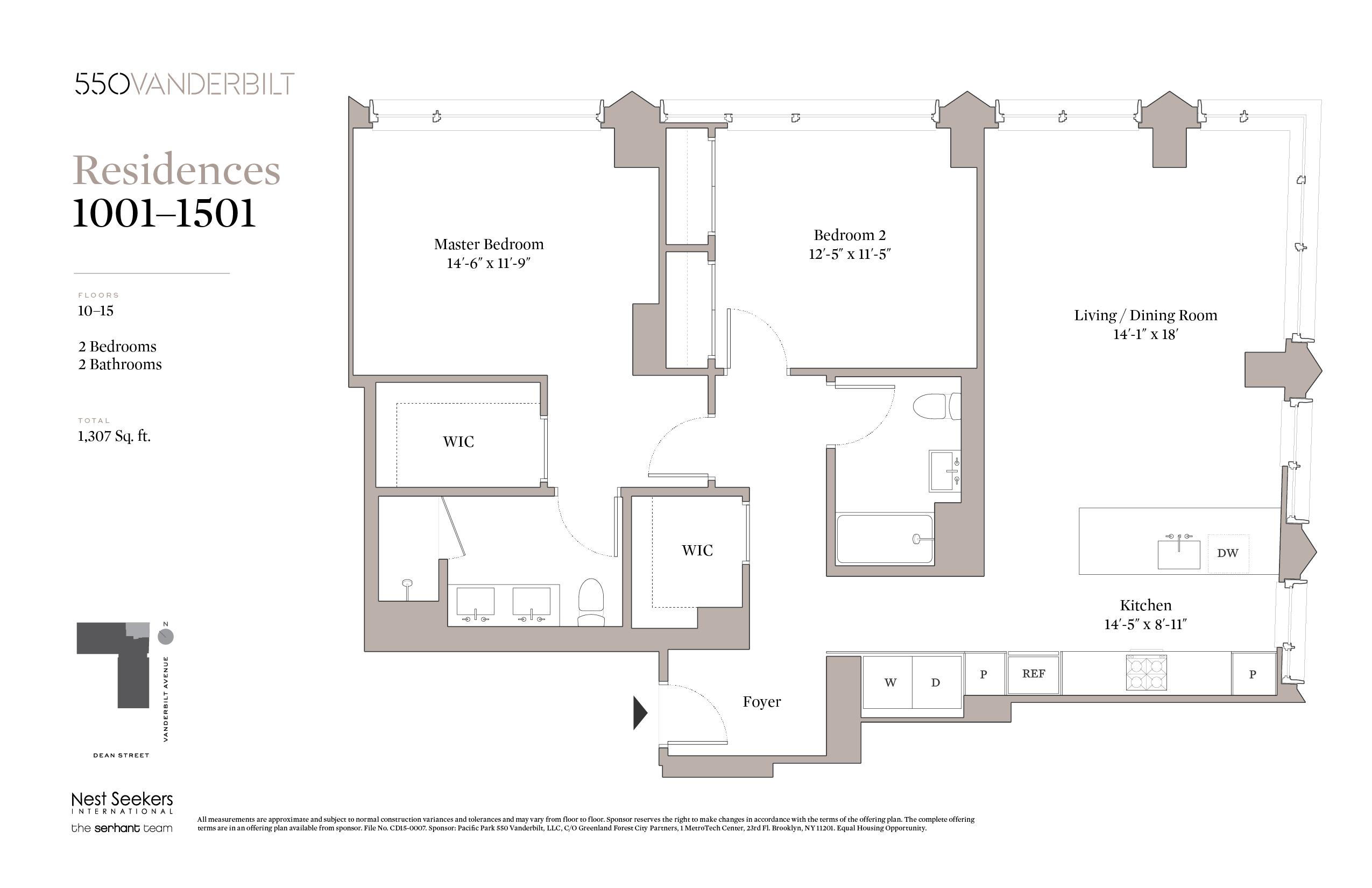 550 Vanderbilt Avenue, Apt: 1501, Prospect Heights, 11238 | ELIKA New York